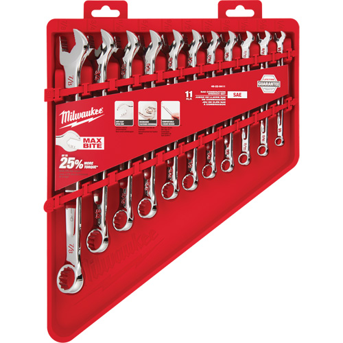 Milwaukee SAE Wrench Set, Combination, 11 Pieces, Imperial | Buying ...