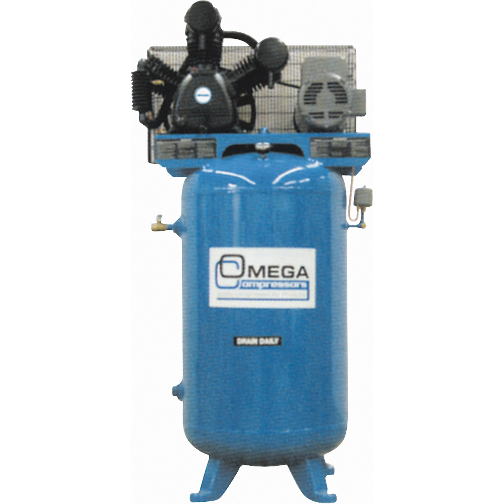 Omega Compressors Industrial Series Air Compressors - Vertical ...